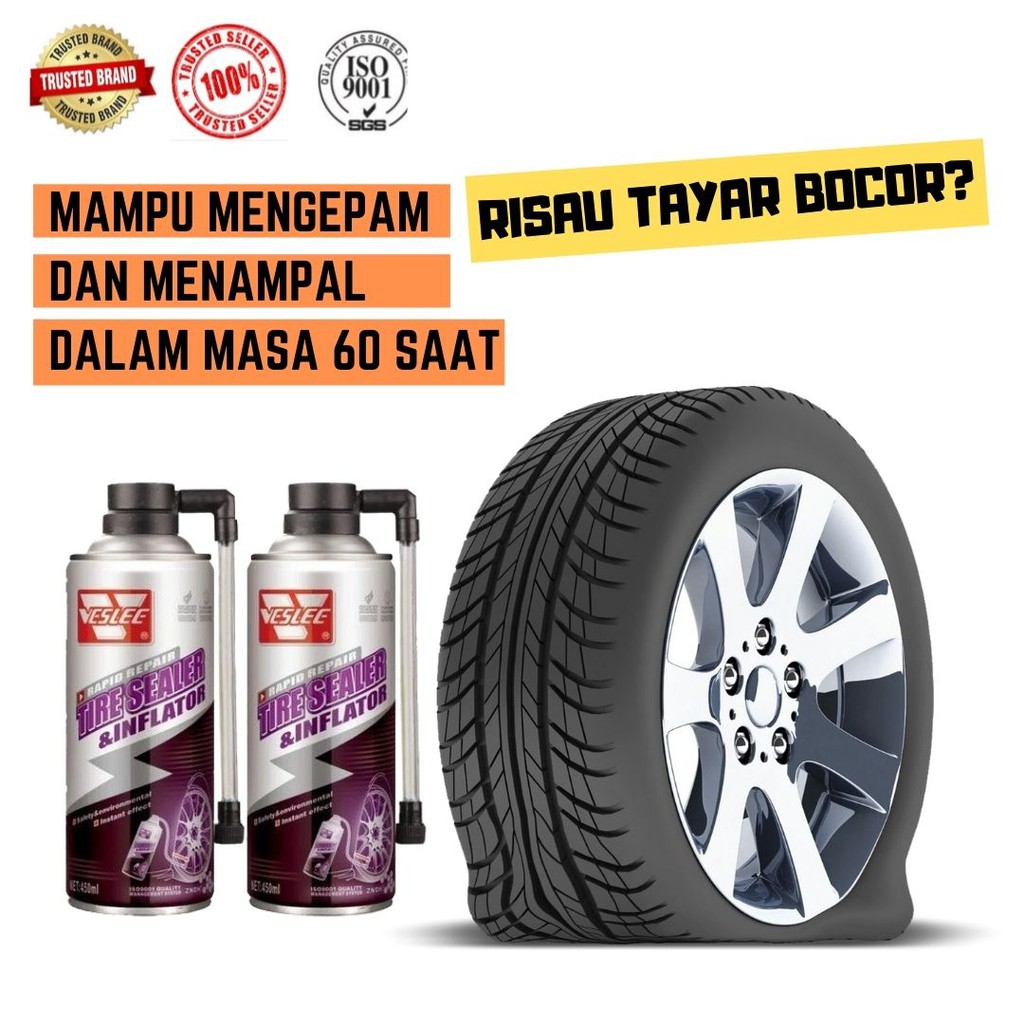 Penampal Tayar Bocor - Tayar Pancit - Tayar Kena Paku | Shopee Malaysia