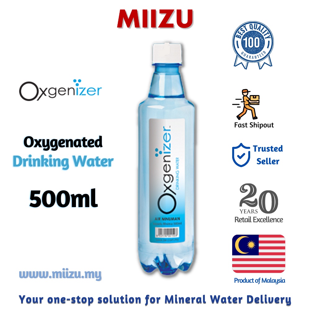 Izer Oxgenizer Oxygenated Drinking Water 500ml (Oxygenizer) | Shopee ...