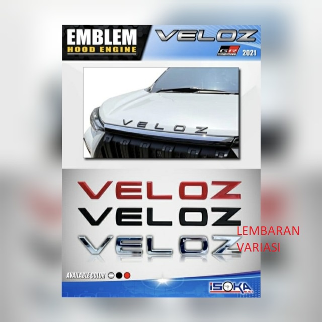 MESIN Veloz Engine Hood Emblem | Shopee Malaysia
