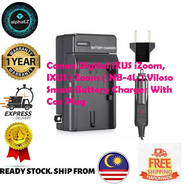 Canon Digital IXUS iZoom, IXUS i Zoom ( NB-4L ) Viloso Smart Battery ...