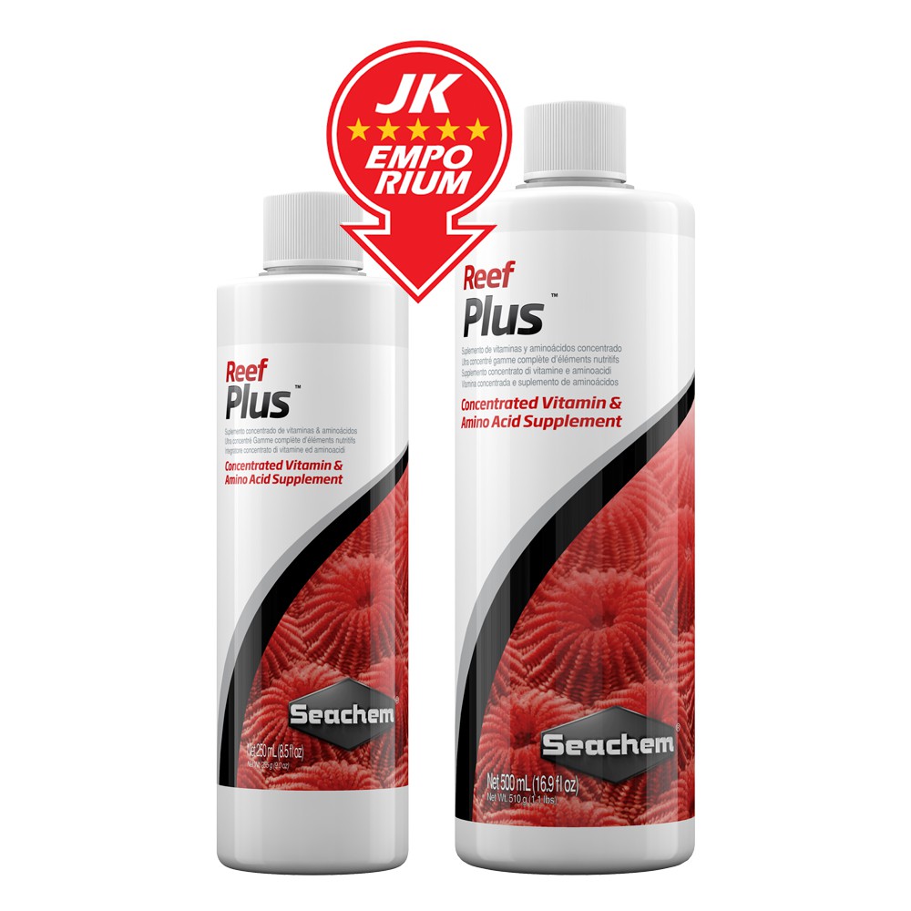Seachem Reef Plus Concentrated Vitamin & Amino Acid Supplement To Fish ...
