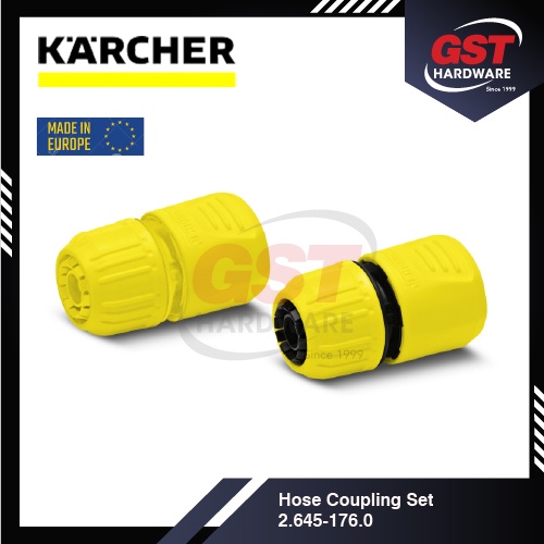 Karcher Garden Water Hose Quick Connector Set 1/2" and 5/8" Faucet ...