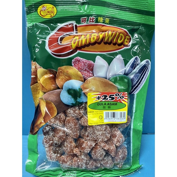 Combywide Gula Asam 212.5gm Combywide preserved fruit with sugar coated ...