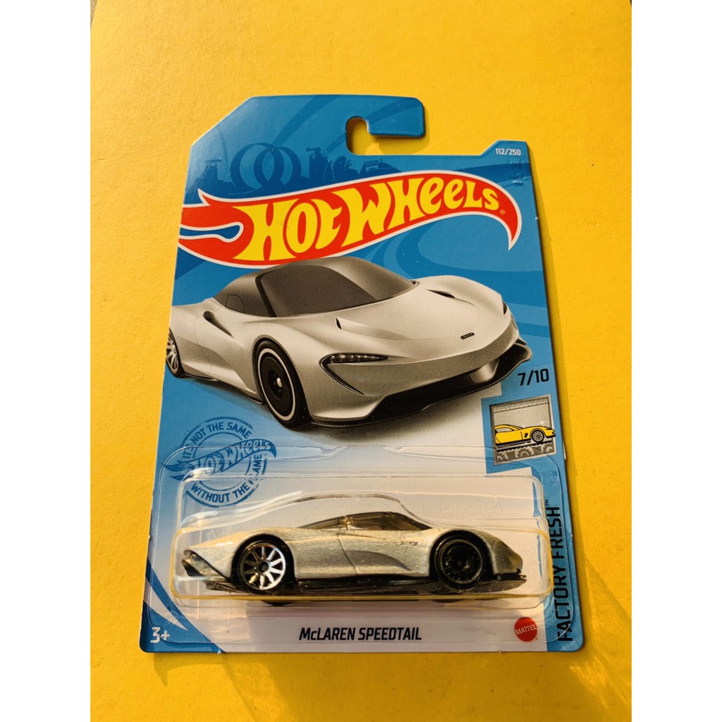 Hot WHEELS HOTWHEELS MCLAREN SPEEDTAIL Ash FACTORY FRESH LOT K 2021 ...