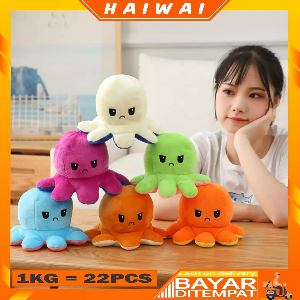 Reversible Octopus Doll Octopus Octopus Doll - Double Sided Reversible ...