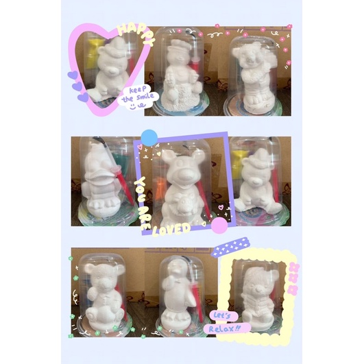 DIY Painted Plaster Doll Arts & plaster doll colouring painting kit ...