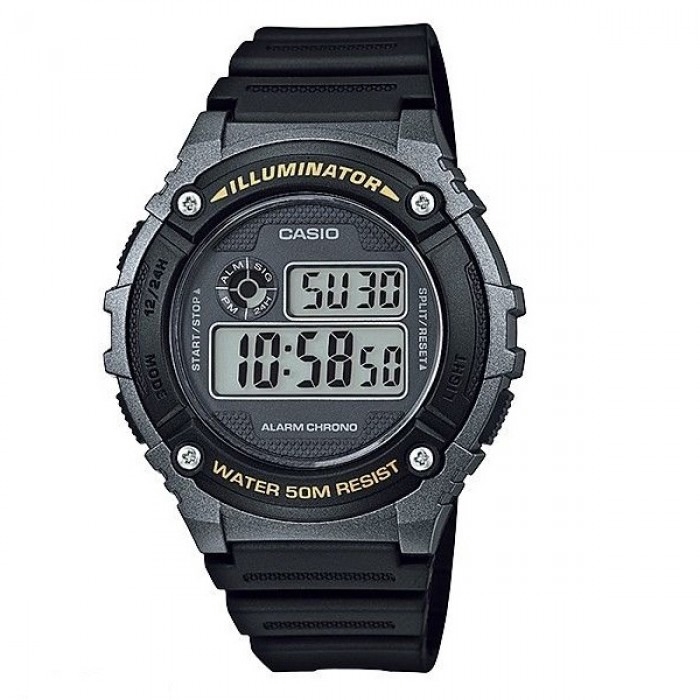 Casio W-216H Classic Digital Dial Black Resin Watch . | Shopee Malaysia