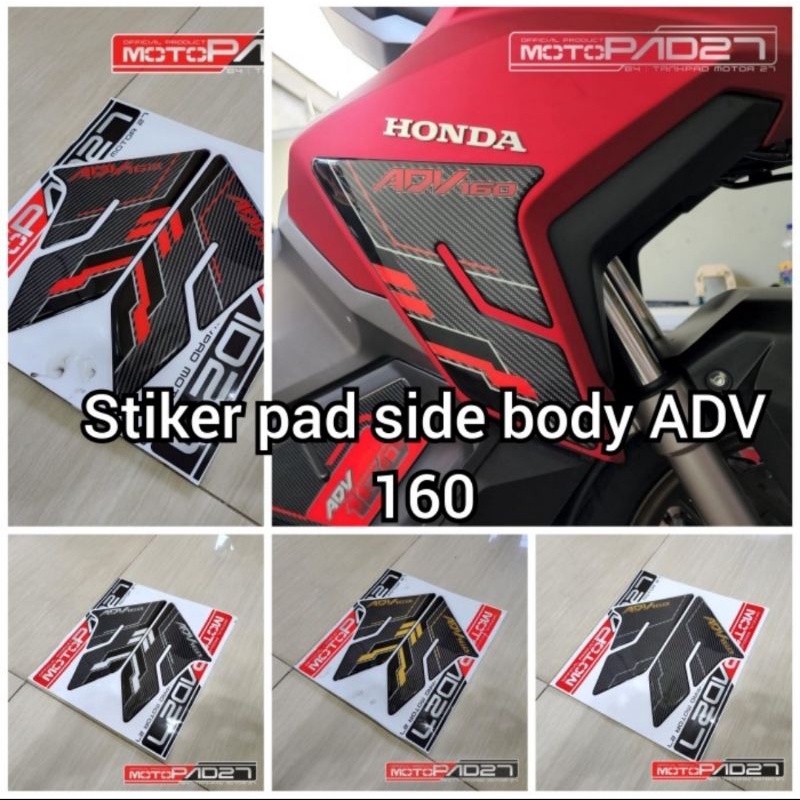 Honda ADV 160 front side body embossed resin sticker | Shopee Malaysia
