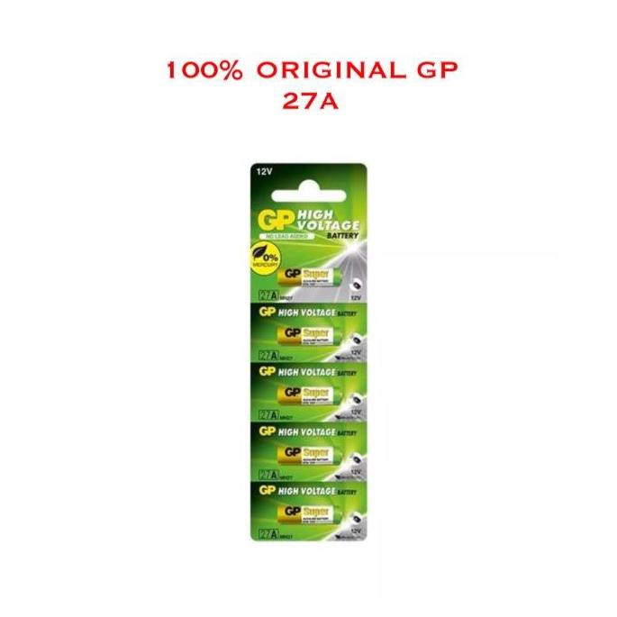 27A GENUINE GP Alkaline Battery 12V | Shopee Malaysia