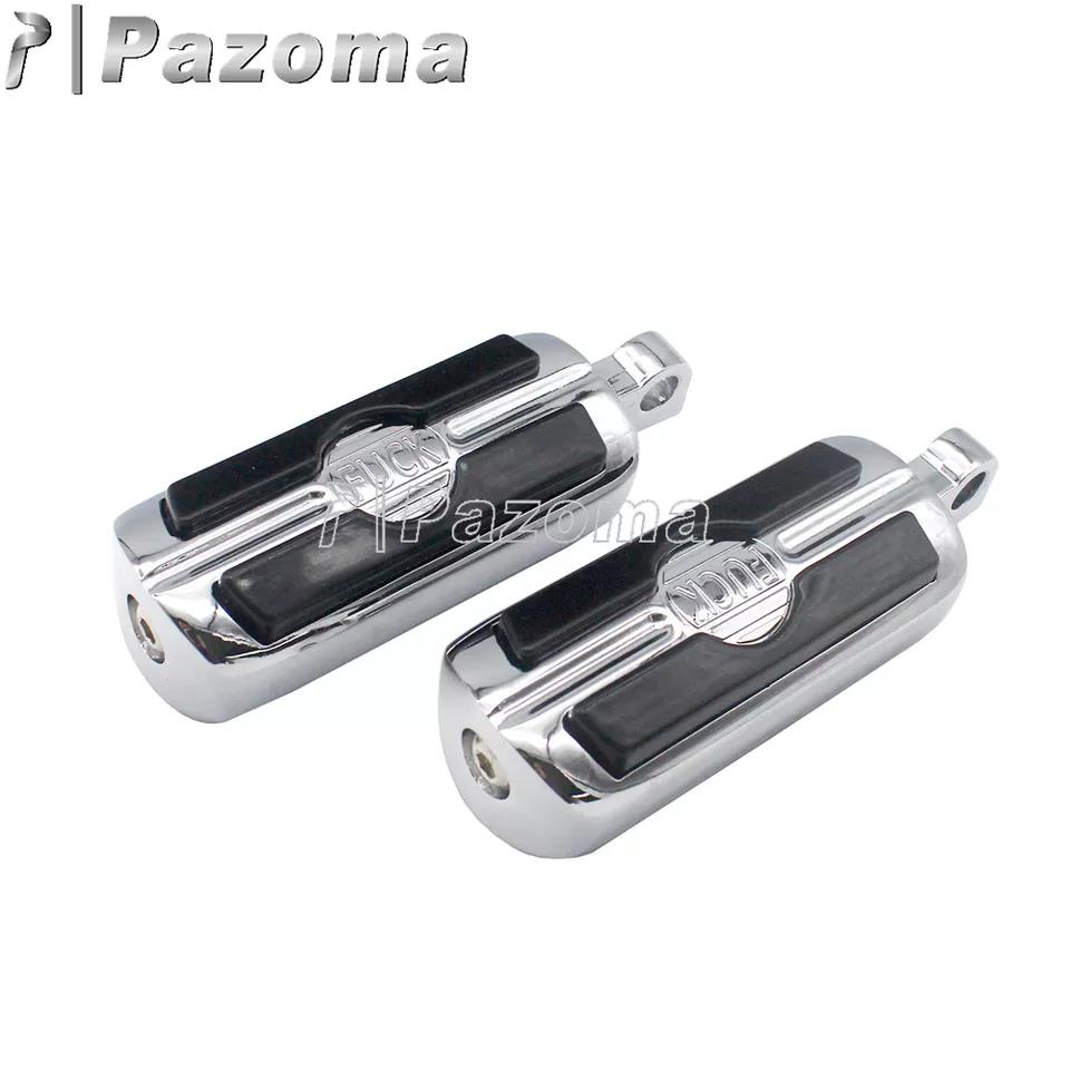 Motorcycle Aluminum Footrest Male Mount FootPeg For Harley Chopper ...