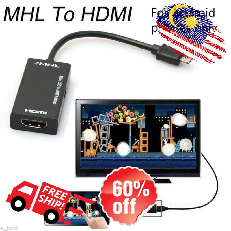 Connect Your Android Device to Your HDTV with a Micro USB to HDMI MHL ...