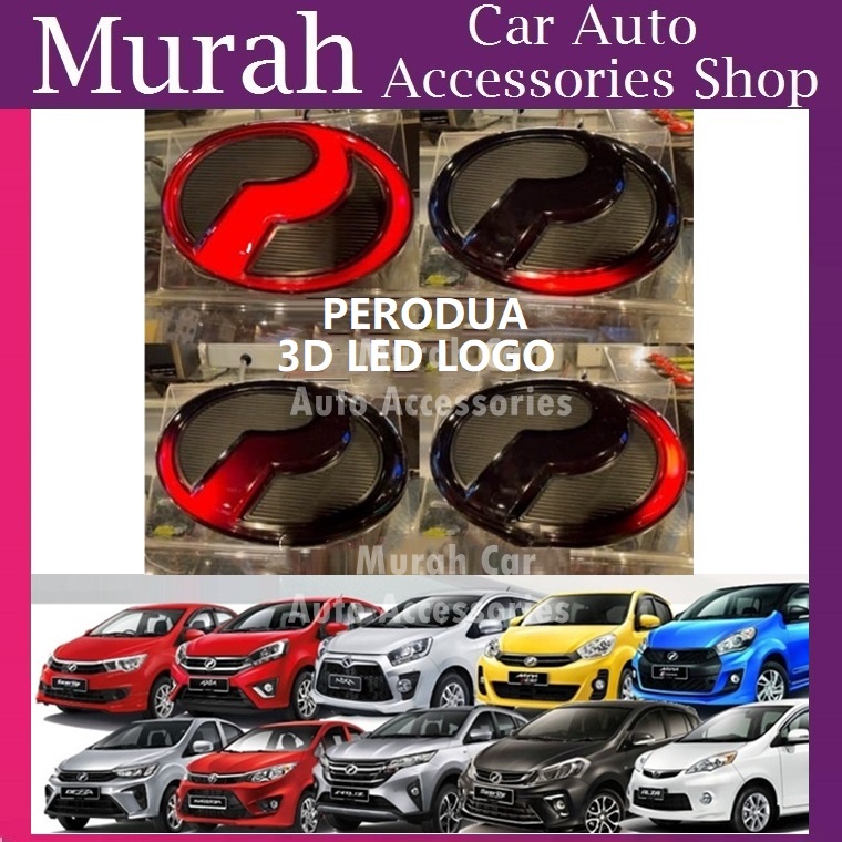PERODUA LED LOGO ALZA ATIVA BEZZA MYVI ARUZ AXIA 1pcs | Shopee Malaysia