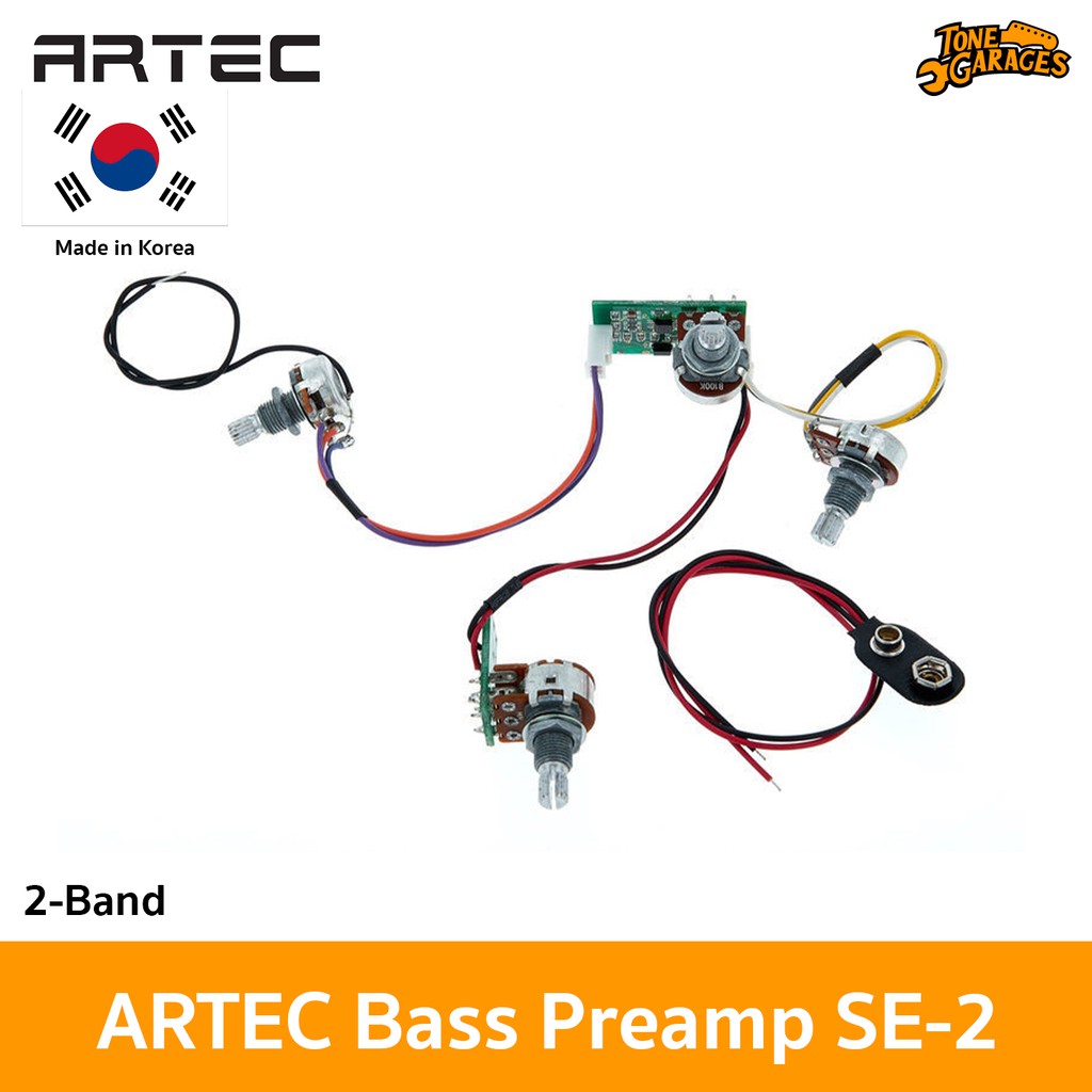 ARTEC SE-2 2-Band EQ Bass Preamp Pre Amp Made in Korea | Shopee Malaysia