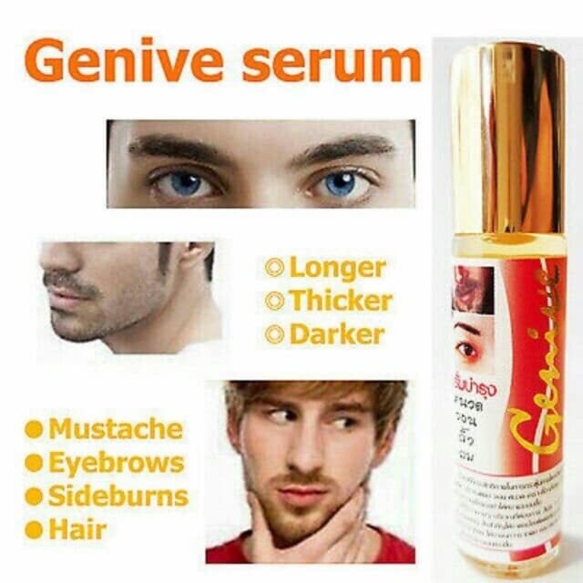 GENIVE EYEBROW, EYELASHES AND MUSTACHE GROWTH SERUM (💯% Effective) | Shopee Malaysia
