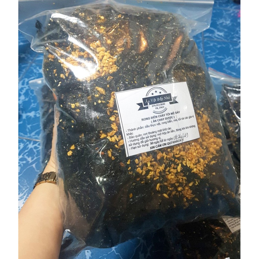 Burned seaweed with garlic 500g | Shopee Malaysia