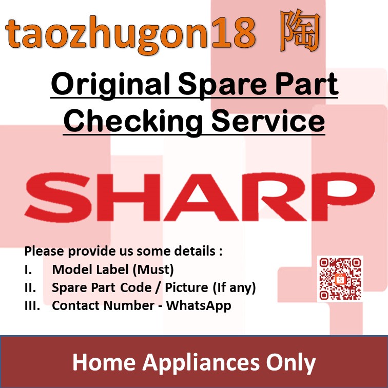 Original Sharp Spare Part Checking Service Washing Machine Refrigerator ...