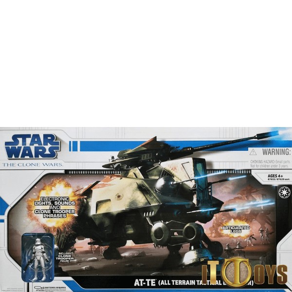 Hasbro Star Wars 3.75" Republic AT-TE Tank Vehicle (The Clone War) MISB ...