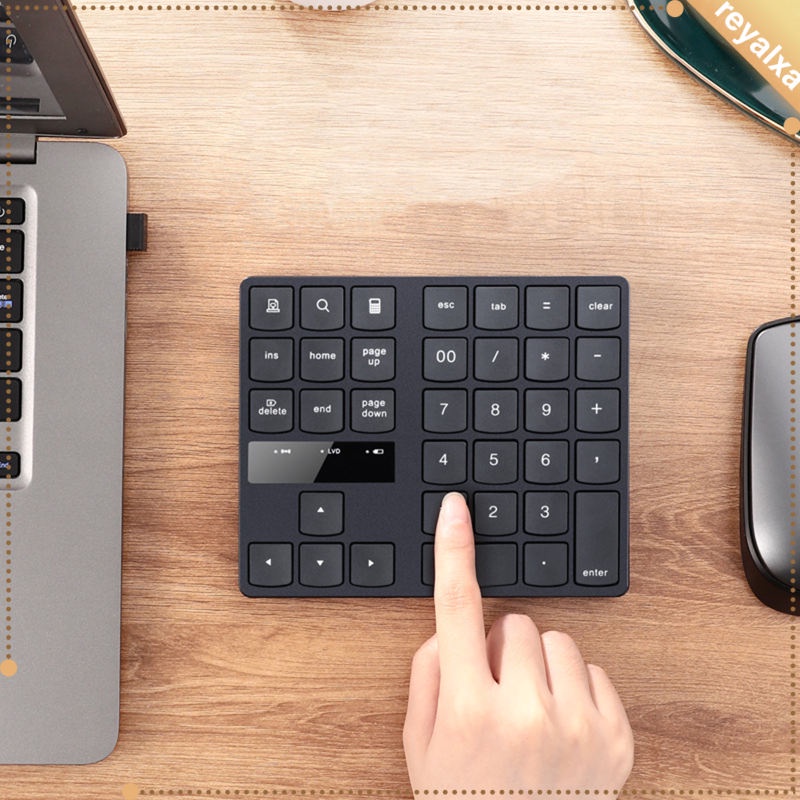 [reyalxaMY] Wireless Numeric Keypad Keyboard Number Pad for Laptop PC ...