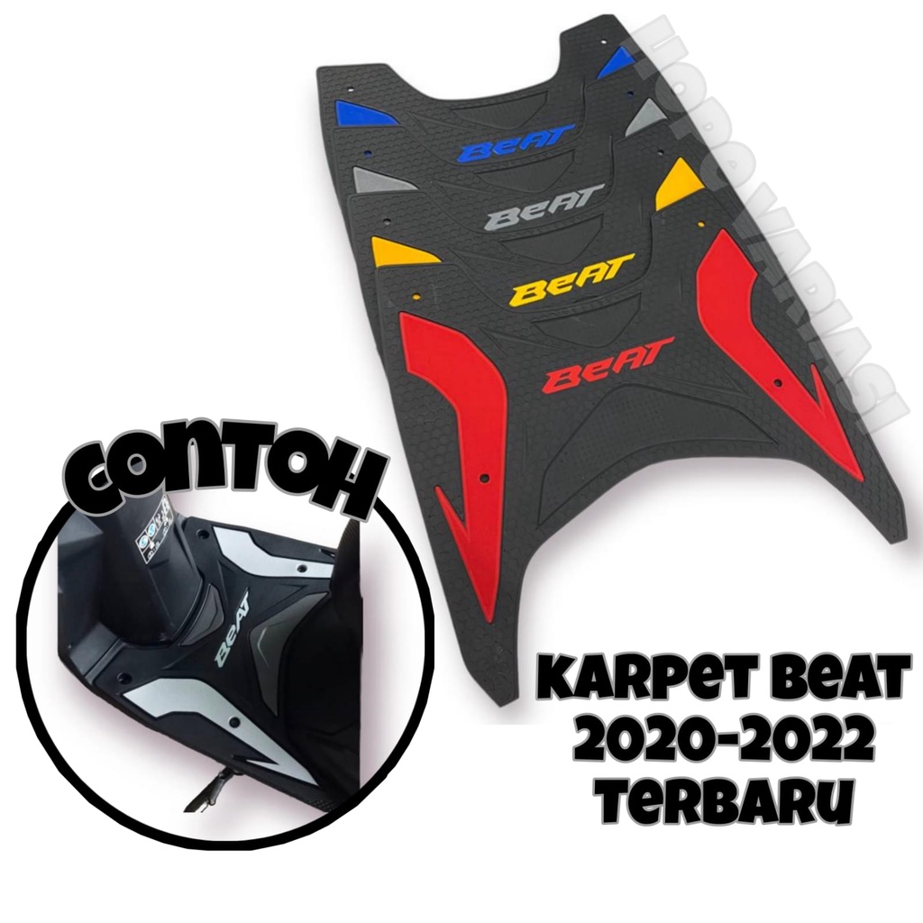 Beat Motorcycle Carpet 2020-2022 Rubber Footrest BEAT DELUXE BEAT CBS ...