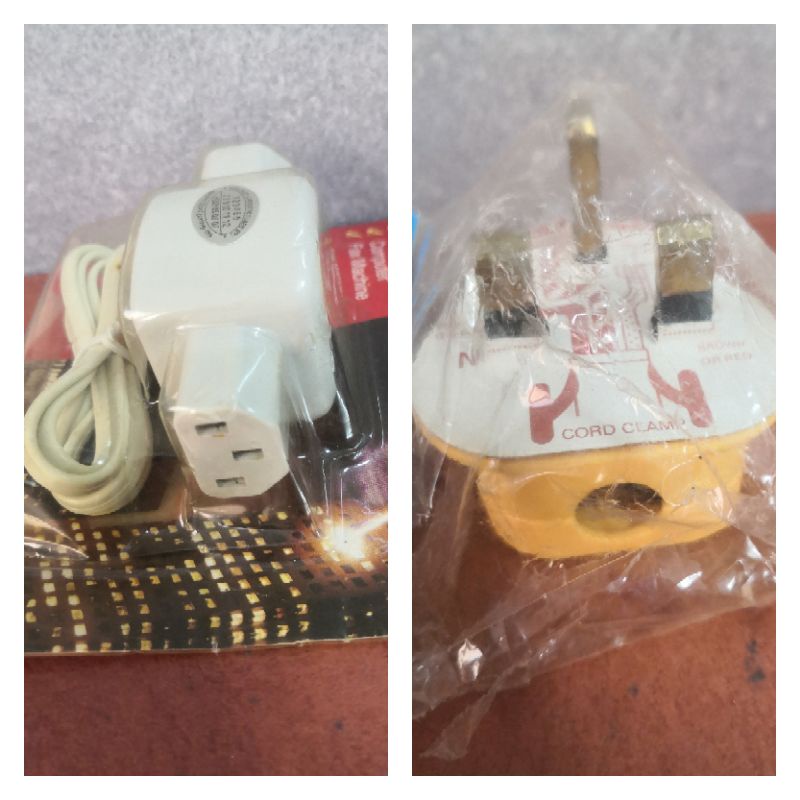 Surge Protector for PC Desktop Modem Telephone Line & Plug top 13A 3 ...