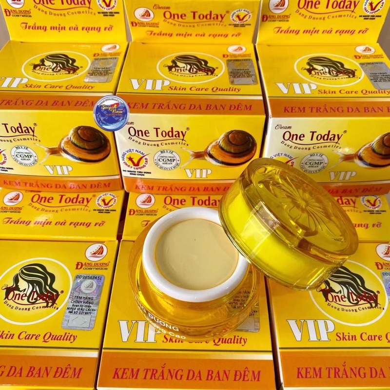 Kem Duong Trang Da One Today Whitening Day / Night Cream 15G | Shopee ...
