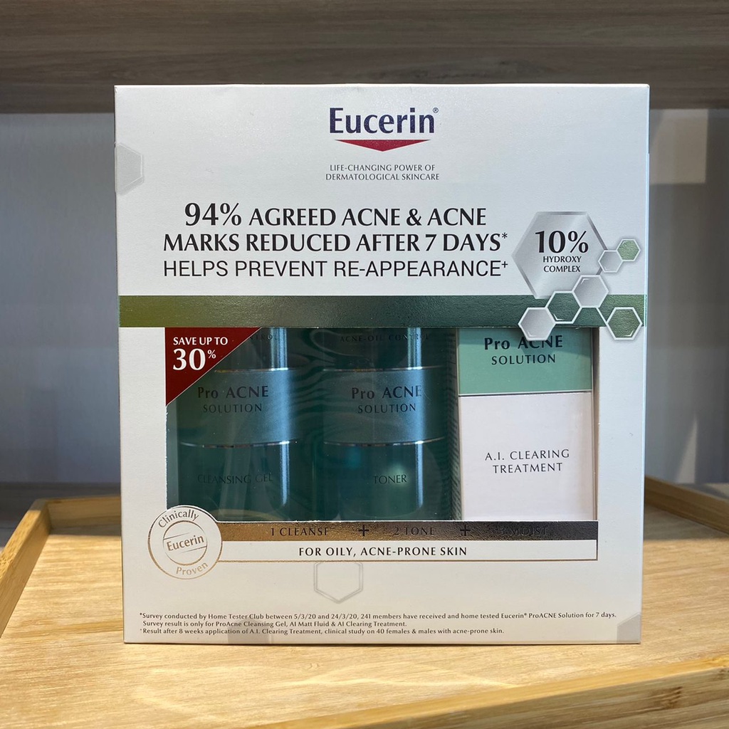 Eucerin Proacne Regimen Set | Shopee Malaysia