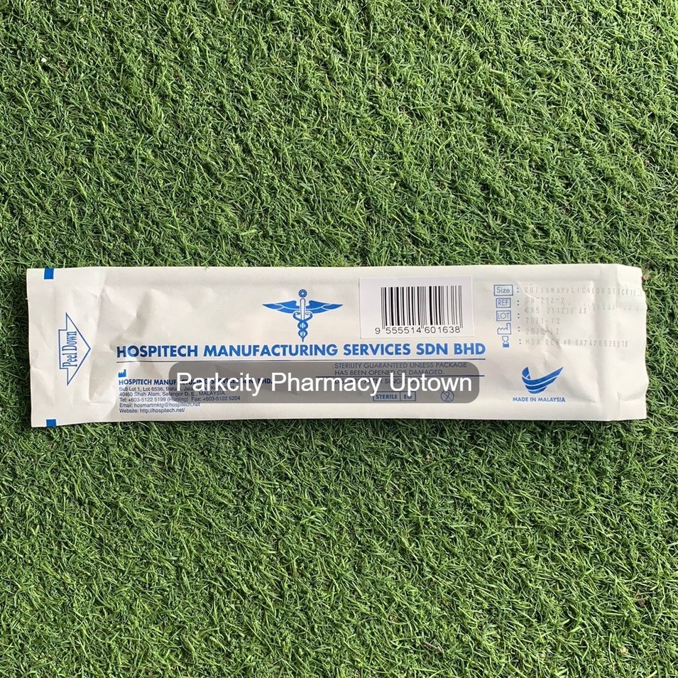 Hospitech Sterile Cotton Applicator Stick 10s | Shopee Malaysia
