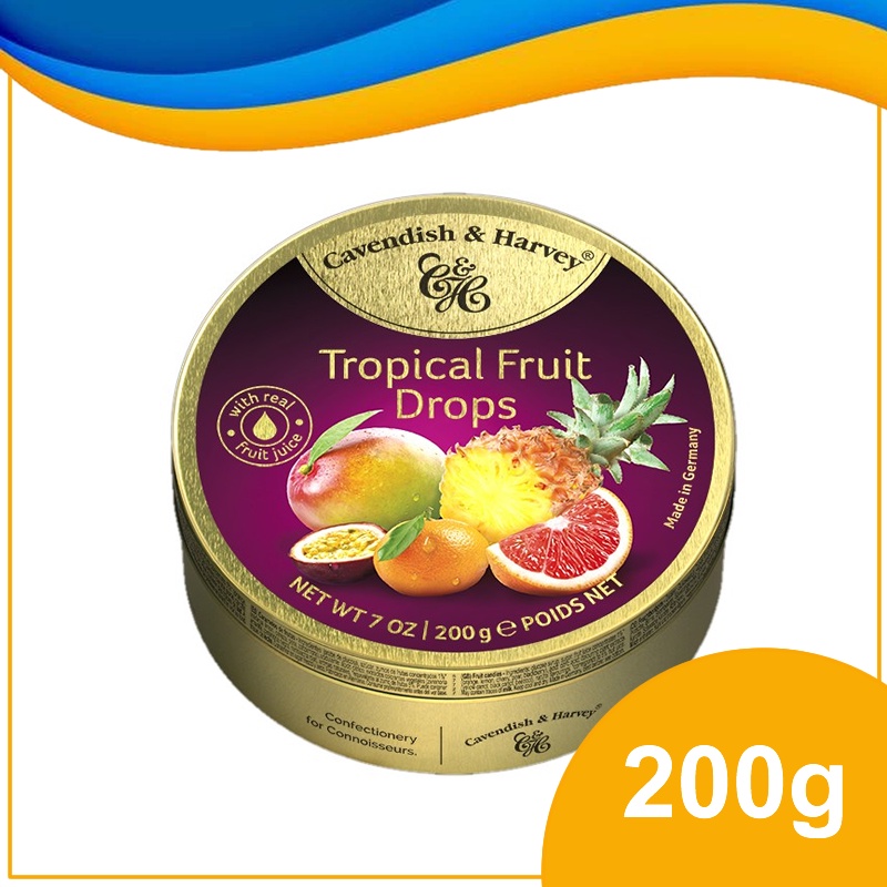 CAVENDISH & HARVEY Tropical Fruit Drops 200g | Shopee Malaysia