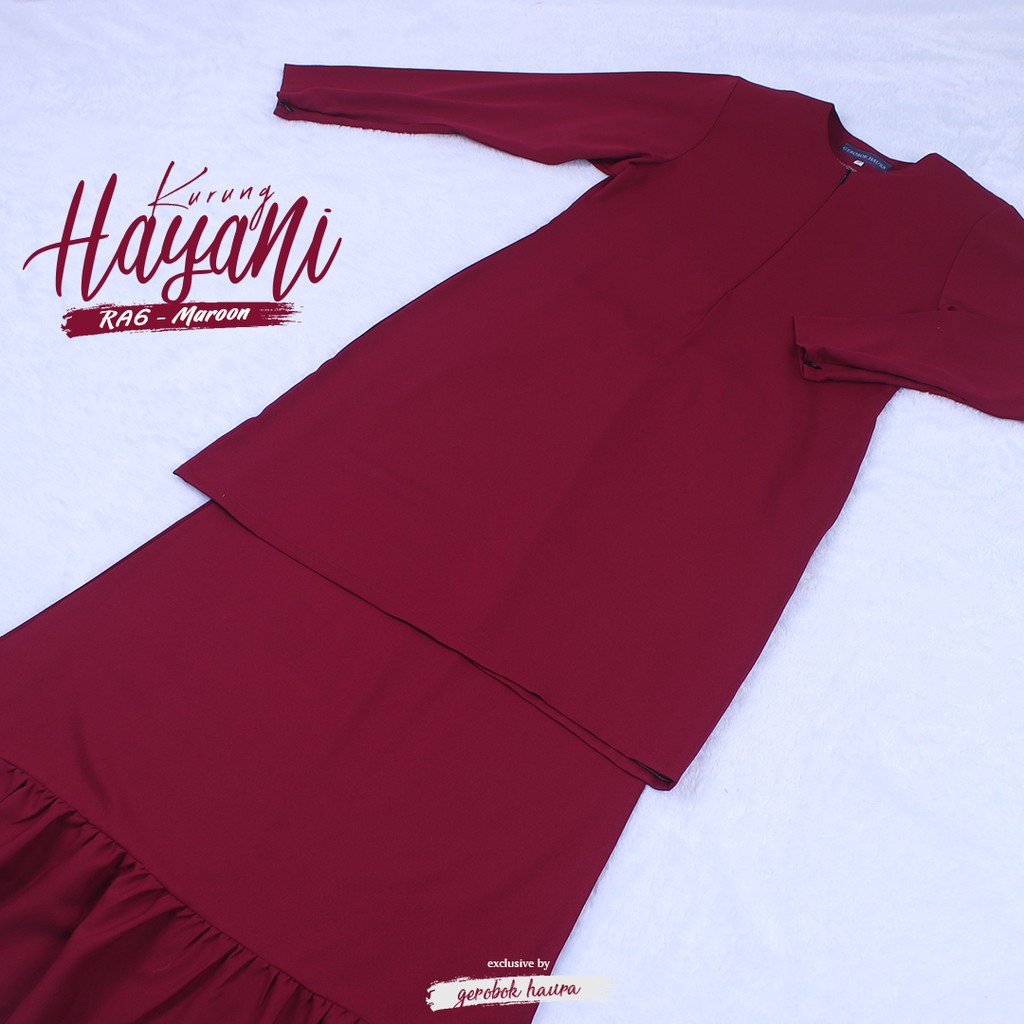 Kurung Plain Basic Minimalist Kain Ropol | Kocek Pocket Zip Nursing ...