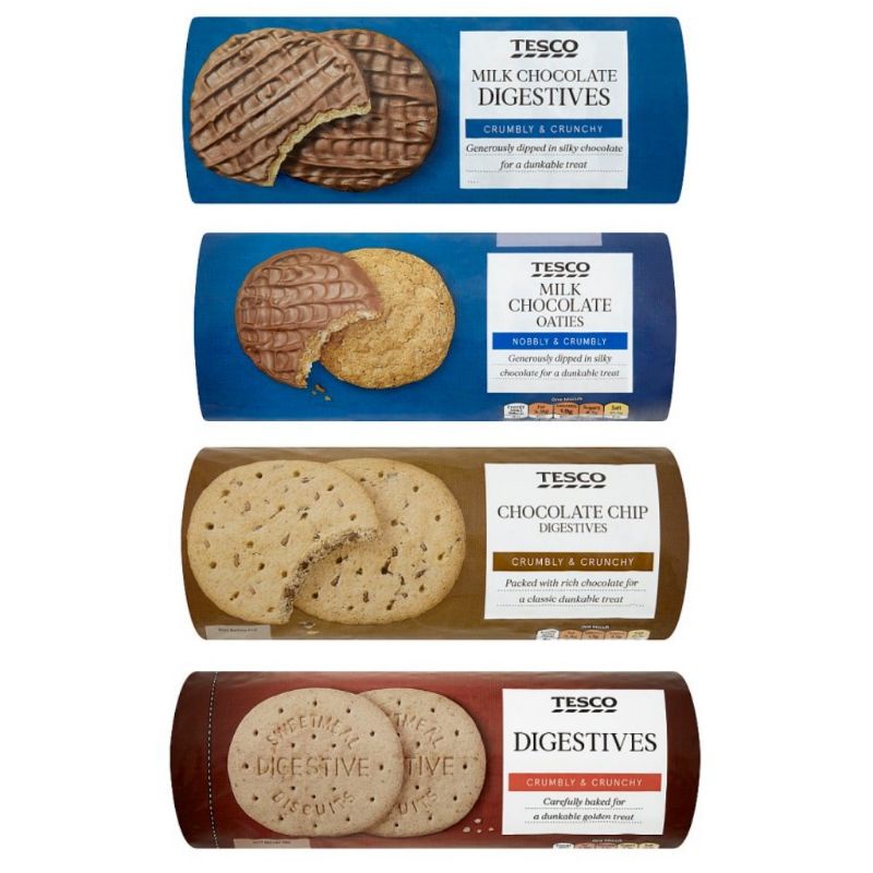 LOTUS'S / TESCO: Biskut / Biscuit / Milk Chocolate Digestives / Milk ...