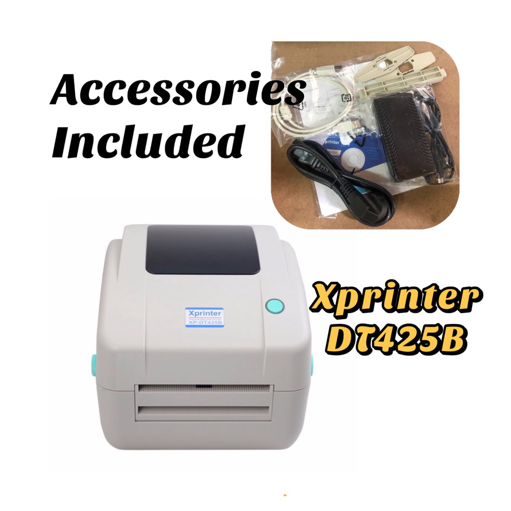 AWB A6 Thermal Printer Shopee Waybill Barcode Shipping Label ...