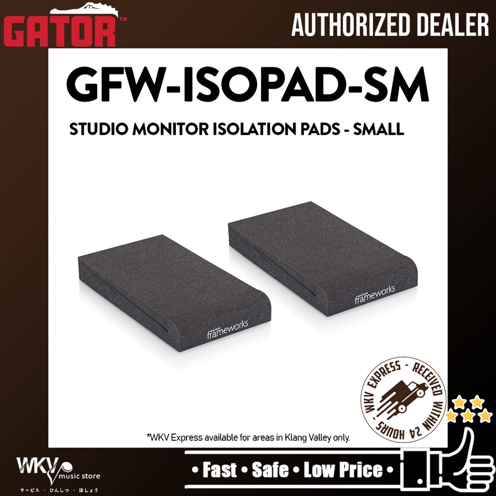 Gator Frameworks Studio Monitor Isolation Pads – Small (GFW-ISOPAD-SM ...