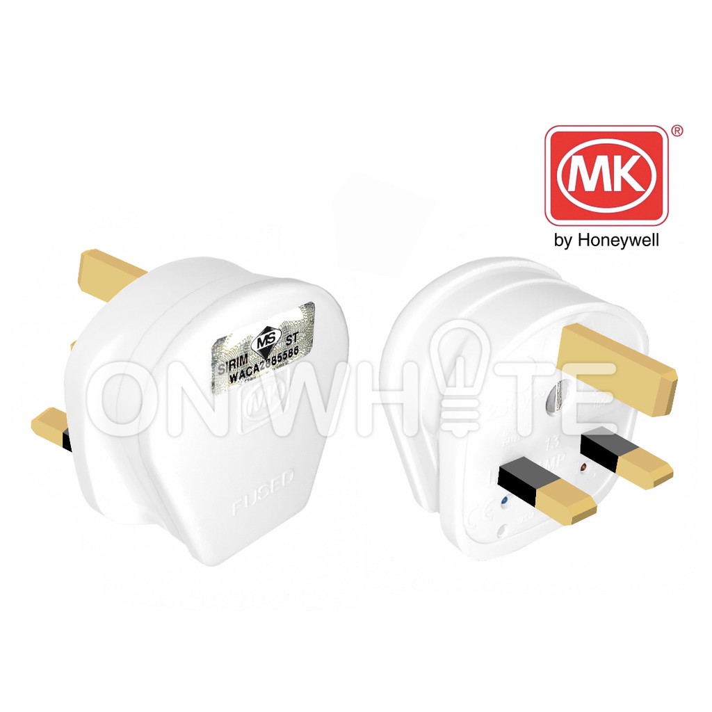 MK / AURORE / RLT 13A PLUG TOP 646 Heavy Duty (BAKELITE) SIRIM /GCE/RLT ...