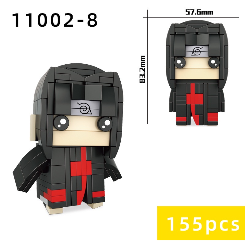 Hsanhe 11002 11002-8 Naruto: BrickHeadz Itachi Uchiha | Shopee Malaysia