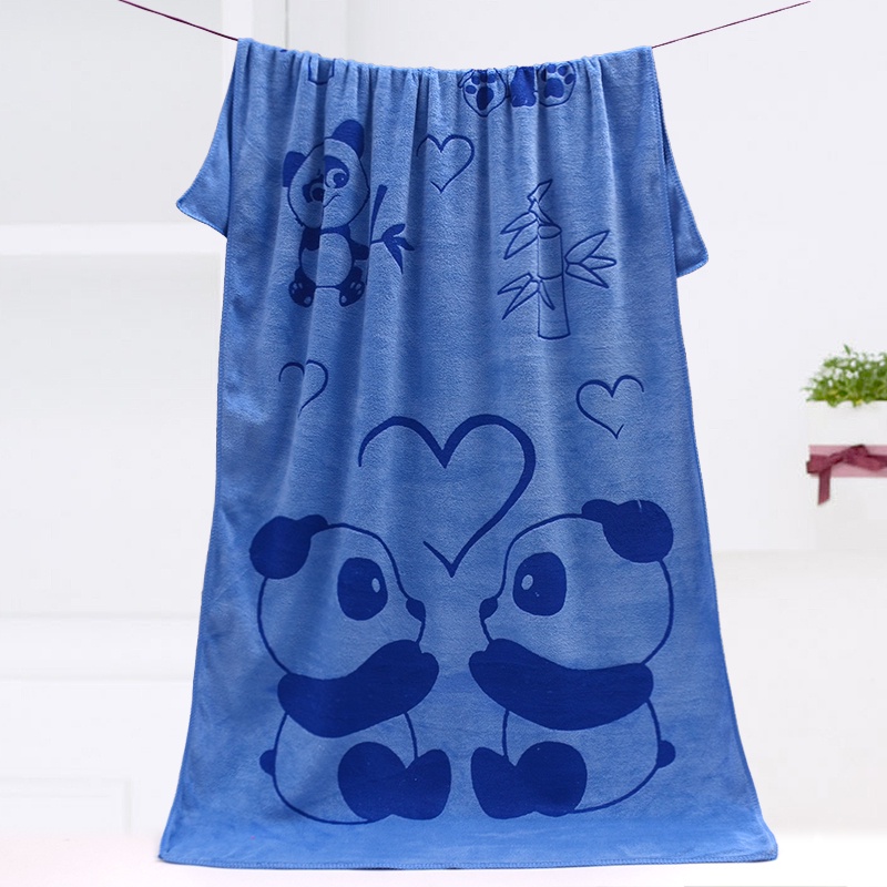 Tuala Mandi Microfiber Cartoon Absorbent Bath Towel Microfiber Tuala ...