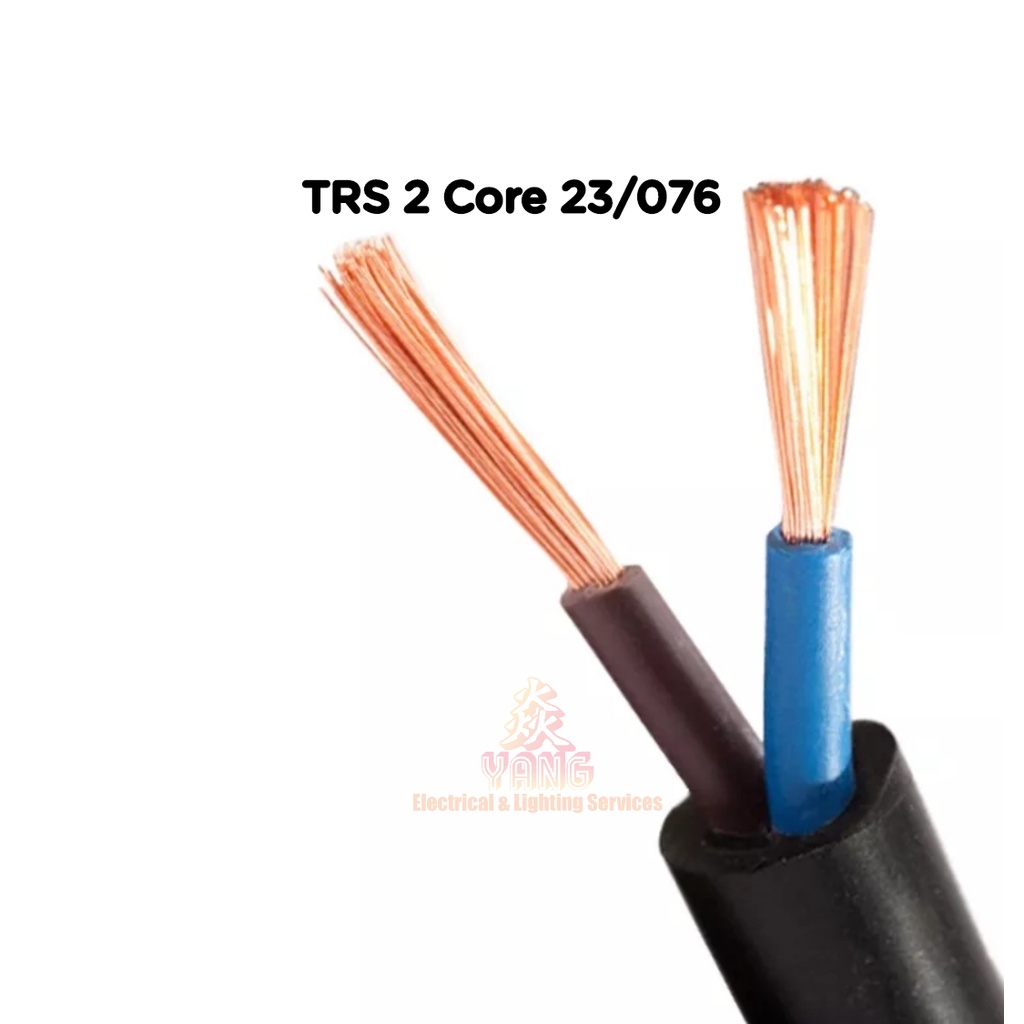 FAJAR BRAND HEAVY-DUTY TRS Synthetic Rubber Flexible 3CORE Cable Wire [100% Pure Copper] 300 ...