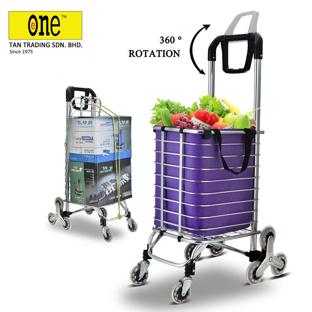 Shopping Trolley - Super Large Capasity Stairs Trolley | Shopee Malaysia
