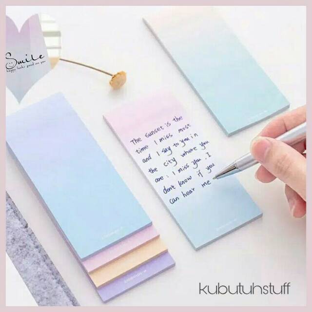 Sticky Notes Gradation Sky | Shopee Malaysia