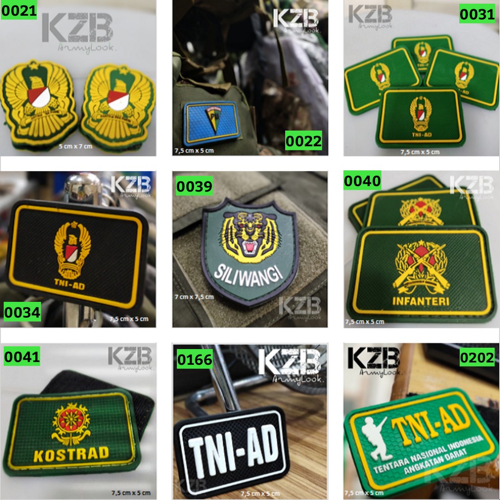 Tni AD Series-TNI ARMY Series Rubber Velcro Patch | Shopee Malaysia
