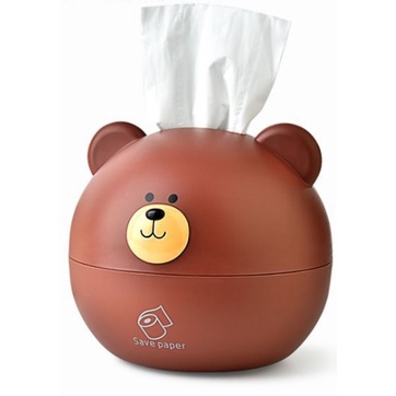🔥Free Comic Roll Tissue🔥Nordic Bear Tissue Box Tissue Holder | 北欧创意纸巾盒 ...
