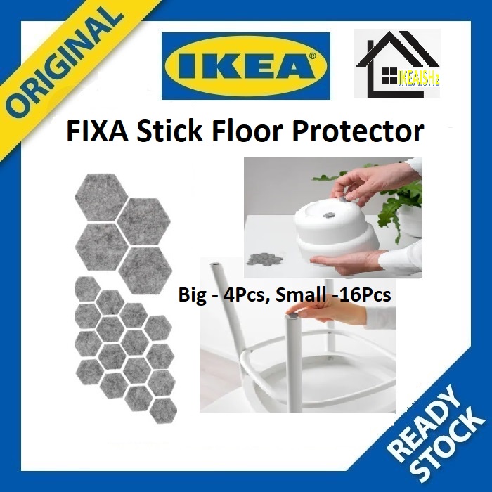 IKEA FIXA STICK-ON FLOOR PROTECTORS IKEA CHAIR LEG STICK PROTECTORS ...