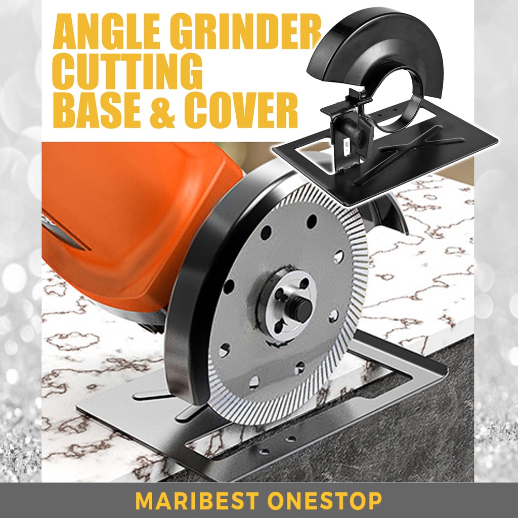 1SET GRINDING BASE WITH COVER FIT ANGLE GRINDER CUTTING STAND BRACKET ...