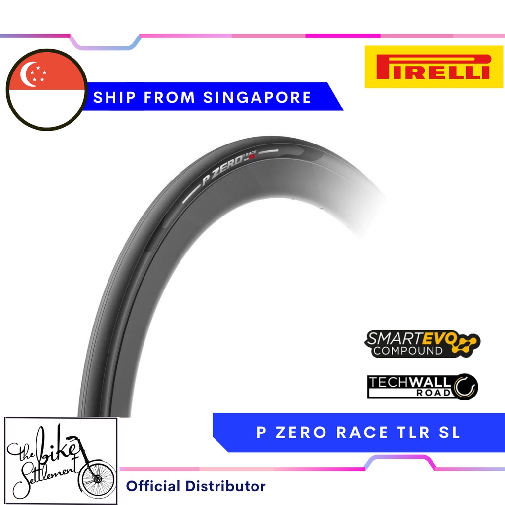 Pirelli P Zero Race TLR SL Tubeless-Ready Road Cycling Tyre (700 x 26c ...