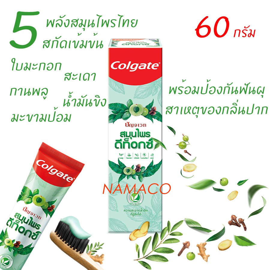 Colgate toothpaste 60g detox herbal 60g | Shopee Malaysia