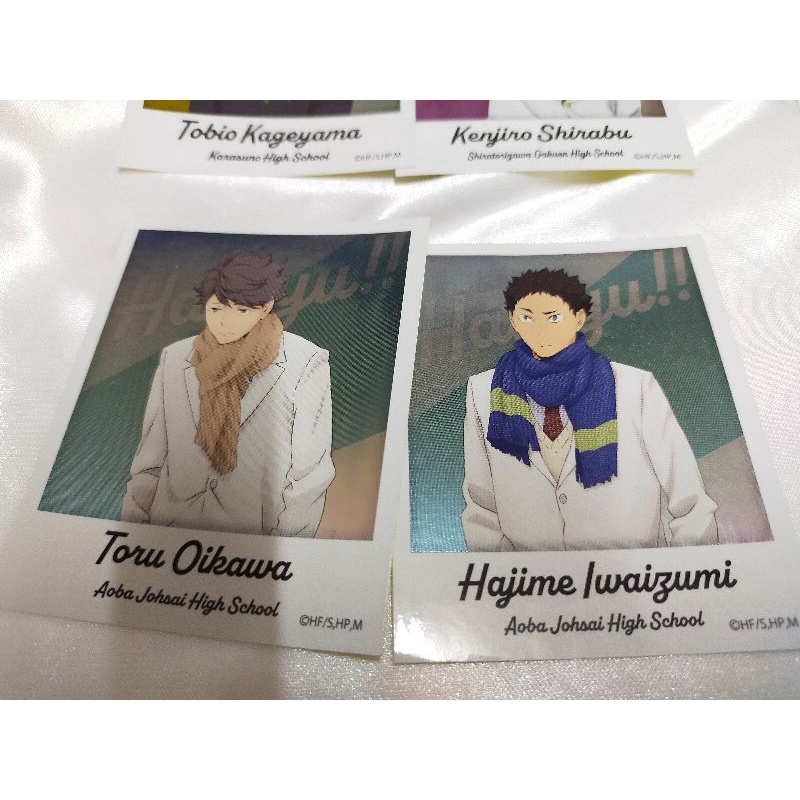 Original Haikyuu Snapshot Sticker Oikawa Hinata Kageyama Japan | Shopee ...