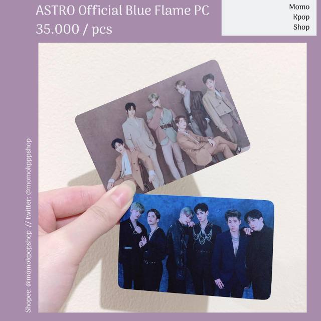 Astro OFFICIAL BLUE FLAME Story Photocard | Shopee Malaysia