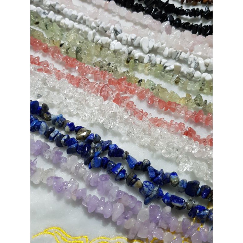 KL Crystal🇲🇾, DIY Crystal Loose Chips Bead Strand. DIY水晶碎石长链 | Shopee ...