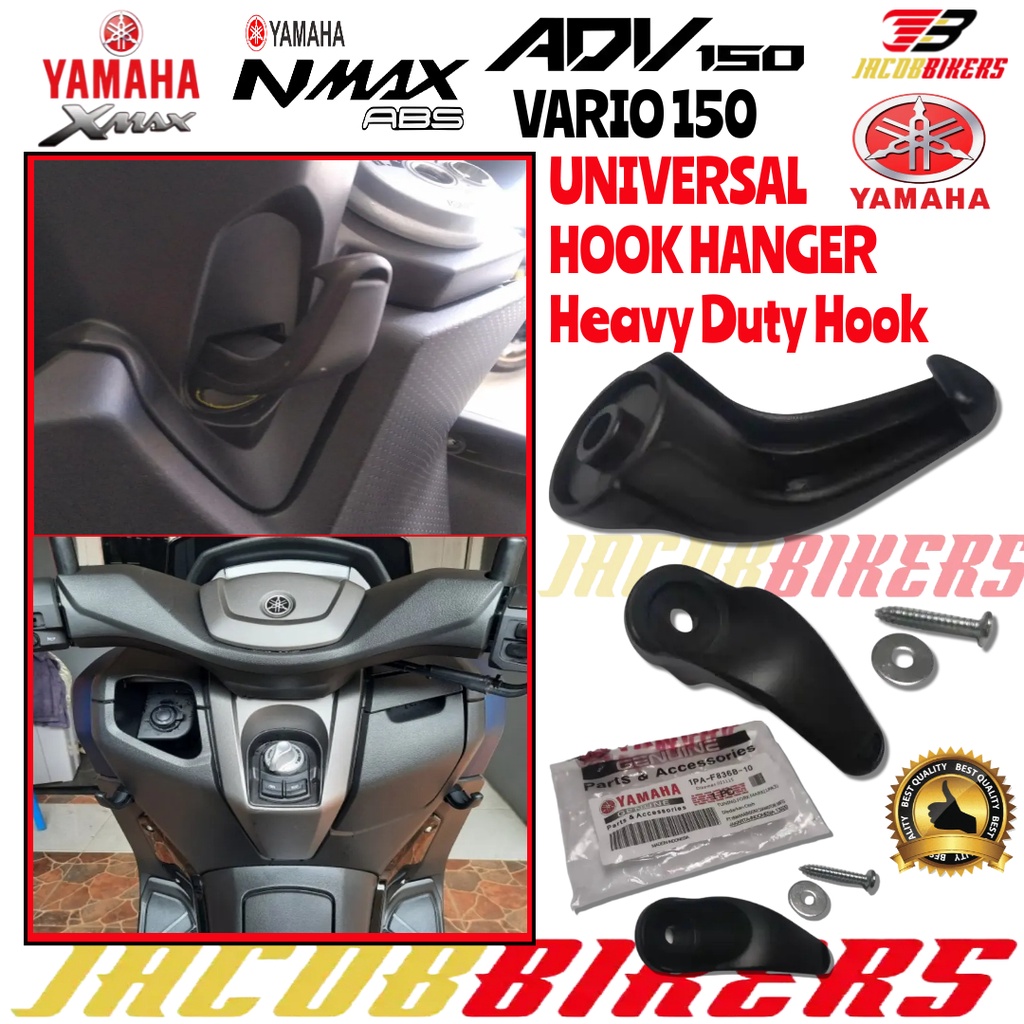 UNIVERSAL MOTORCYCLES YAMAHA HONDA HOOK HANGER ADV 160 VARIO XMAX NMAX ...