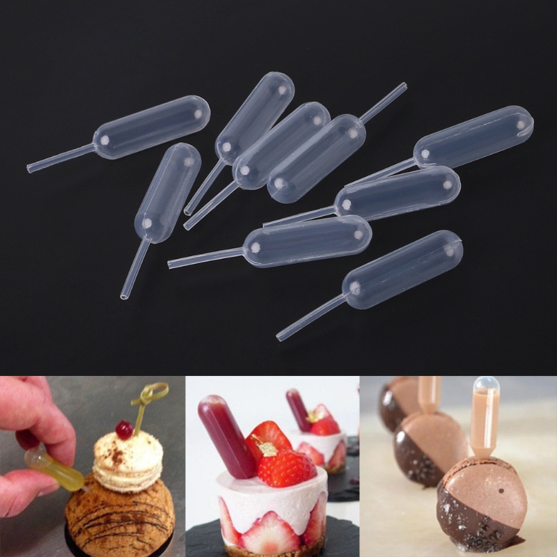 50Pcs Plastic Squeeze 4ml Transfer Dropper Disposable Pipettes for ...