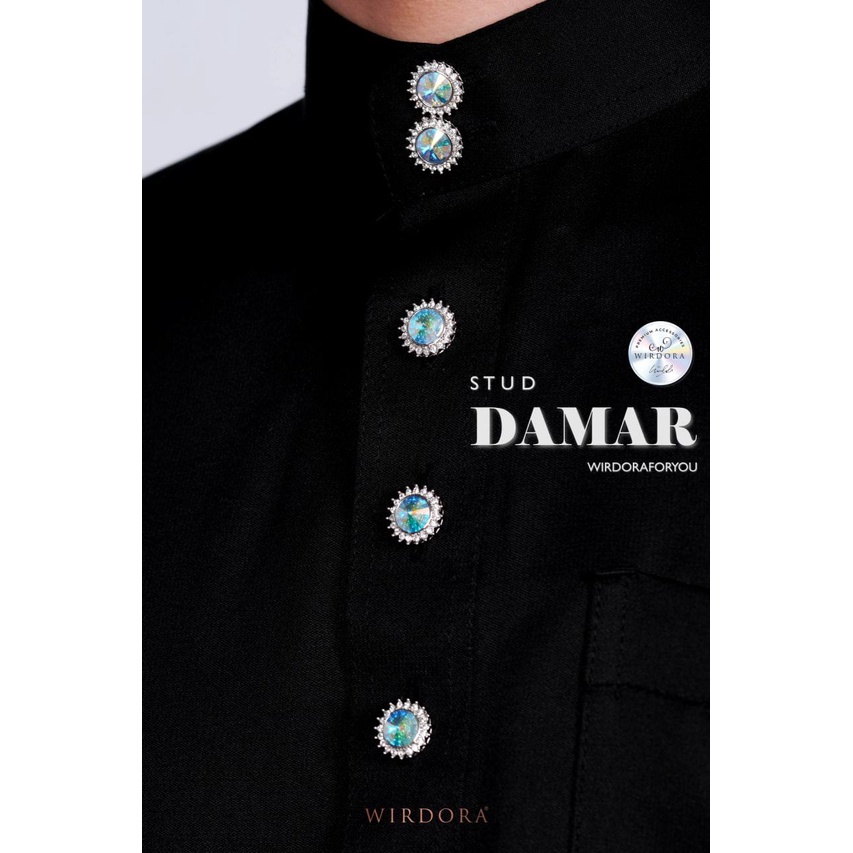 WIRDORA STUD DAMAR WITH CERTIFIED AUTHENTIC CRYSTALS / BUTANG BAJU ...